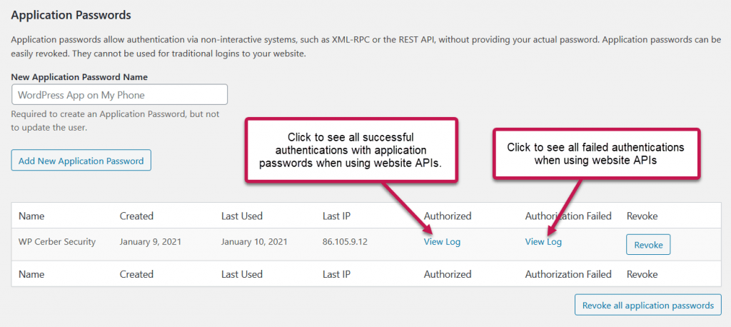 Managing Wordpress Application Passwords A Hassle Free Way Wordpress Security Plugin Firewall