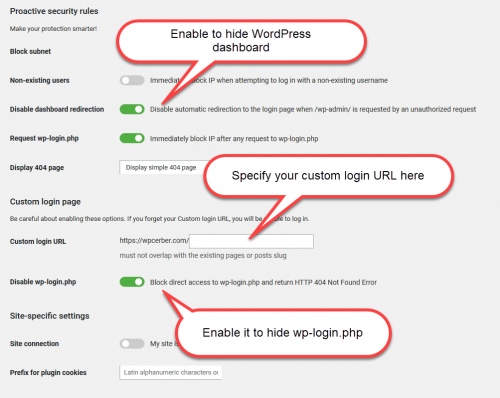 How To Hide Wp Admin And Wp Loginphp From Attacks Wordpress Security Plugin Firewall And Anti Spam