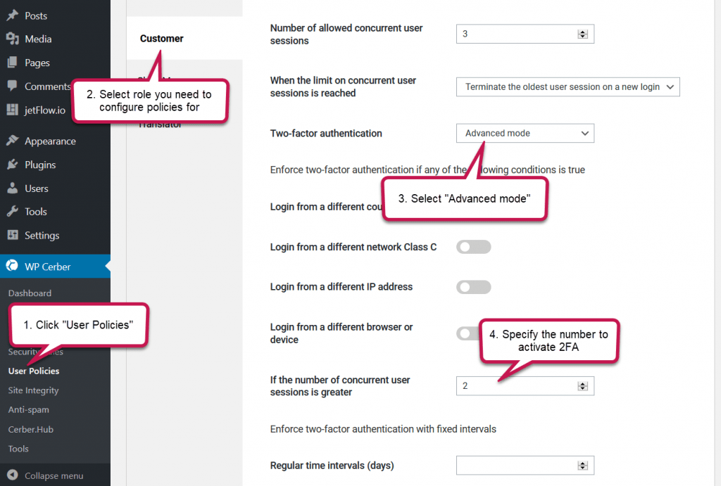 How to limit the number of concurrent user sessions in WordPress – WordPress security plugin ...